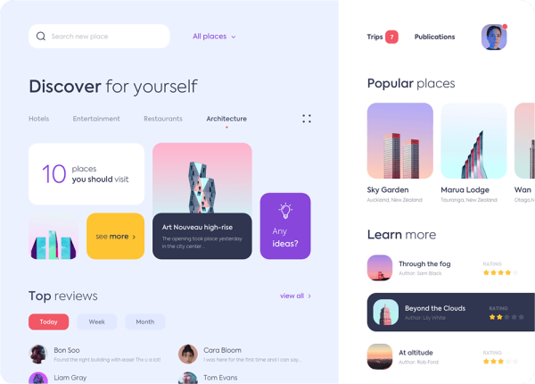 Saas Landing – Tracem